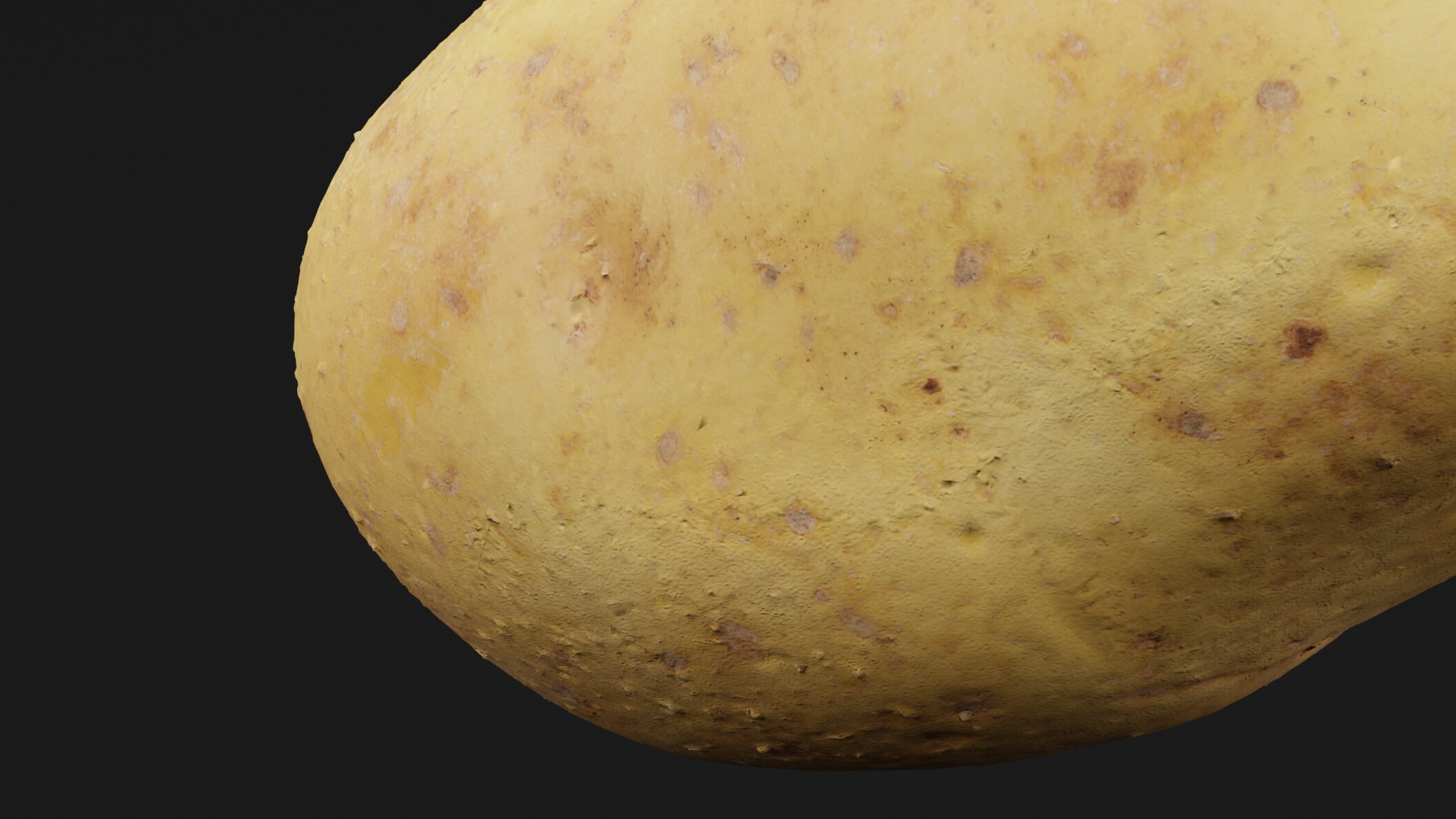 Potato Vegetable - 3D Model by Green Lander