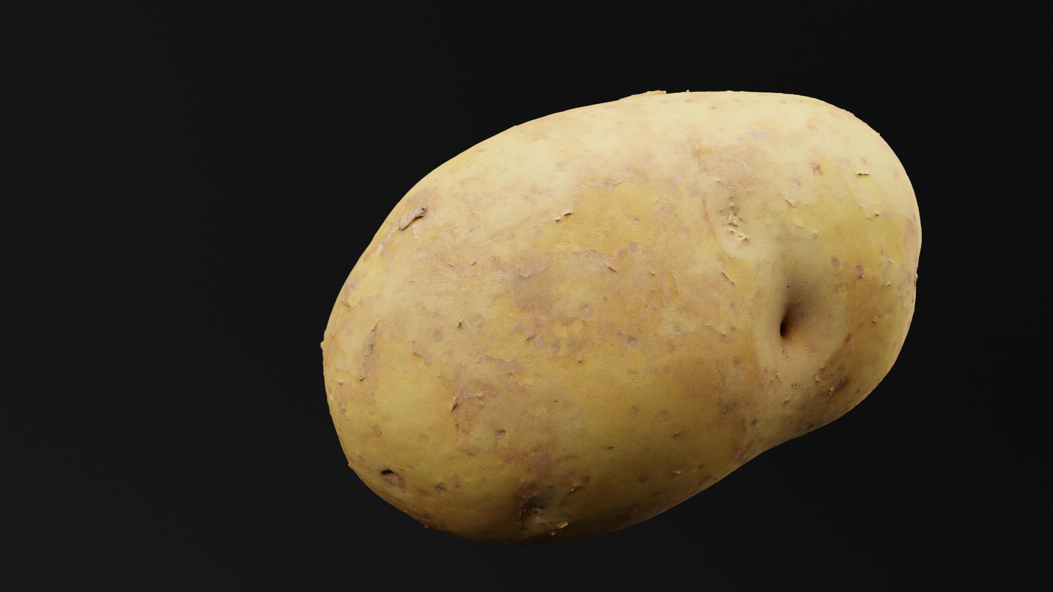 Potato Vegetable - 3D Model by Green Lander