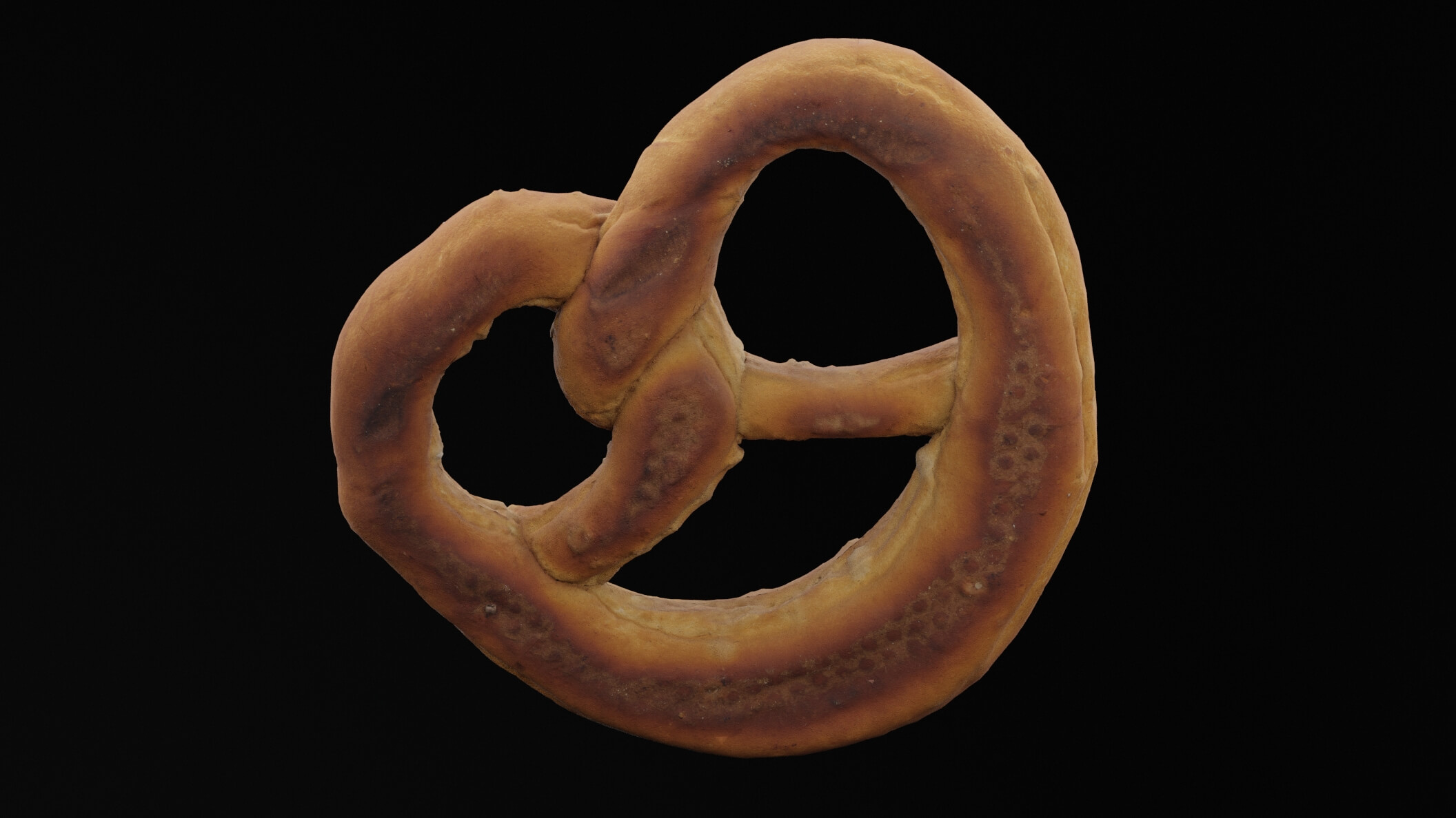 Realistic Pretzel - 3D Model by Green Lander