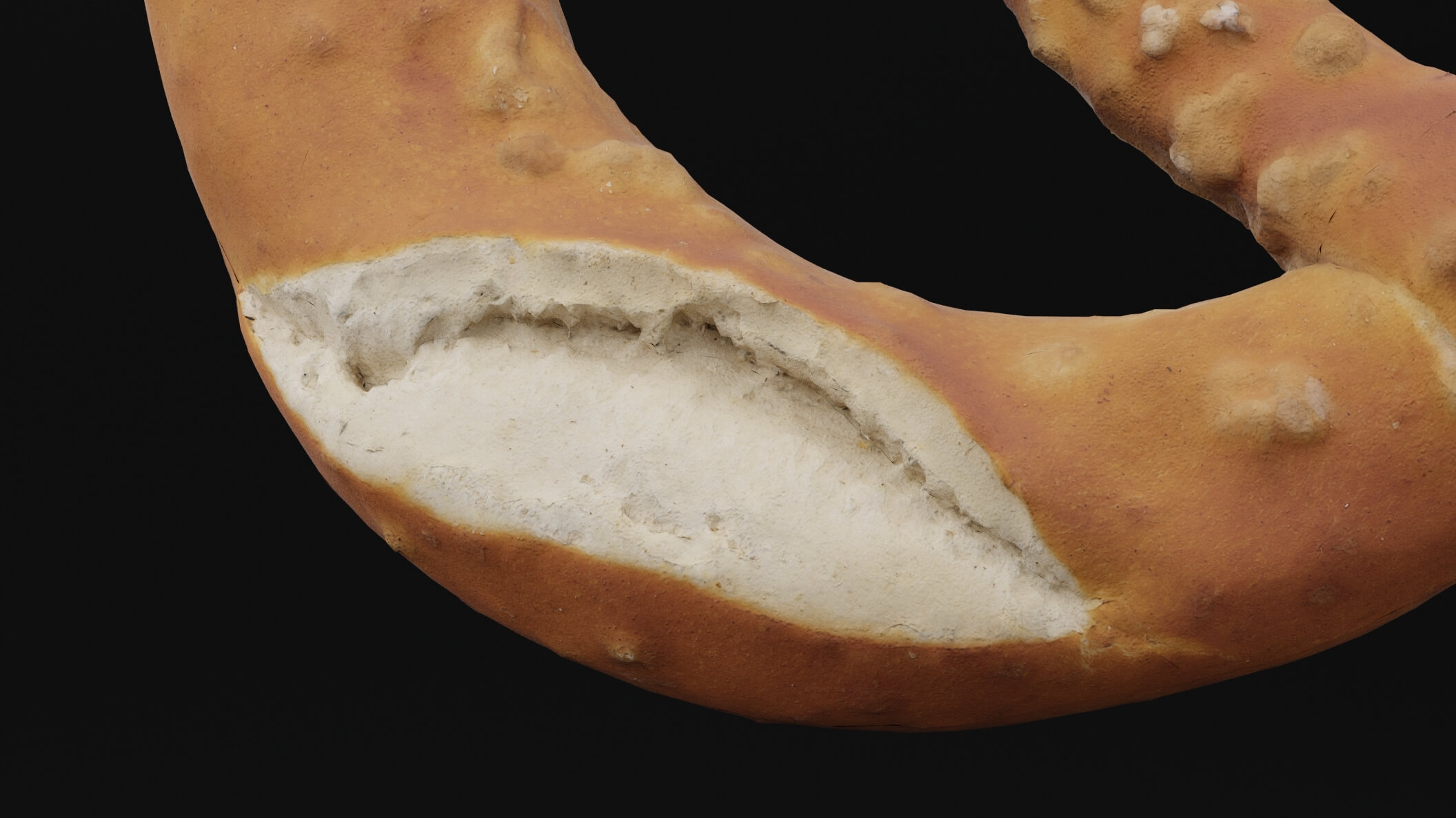 Realistic Pretzel 3d Model By Green Lander