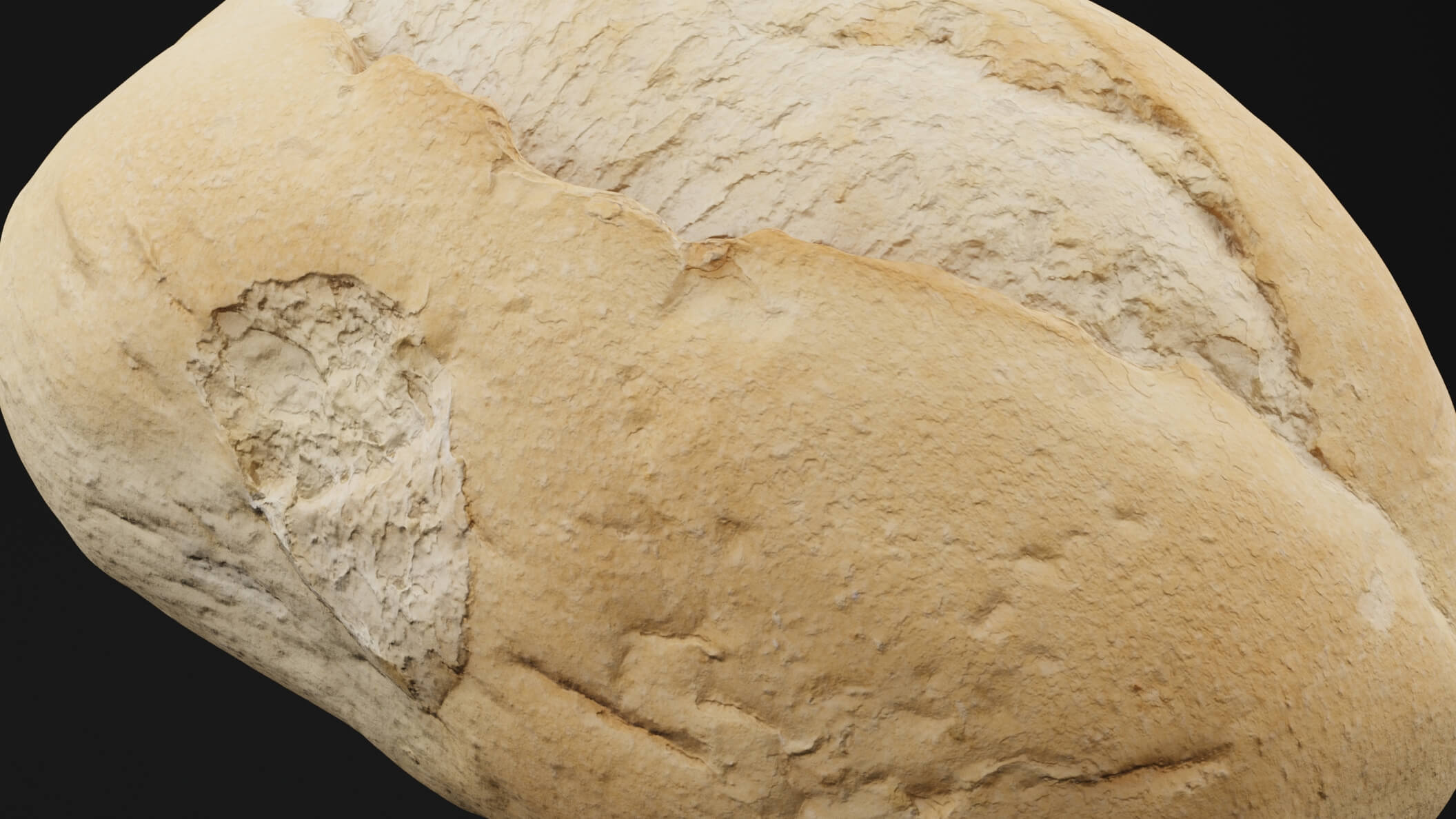 Realistic Bread - 3D Model by Green Lander