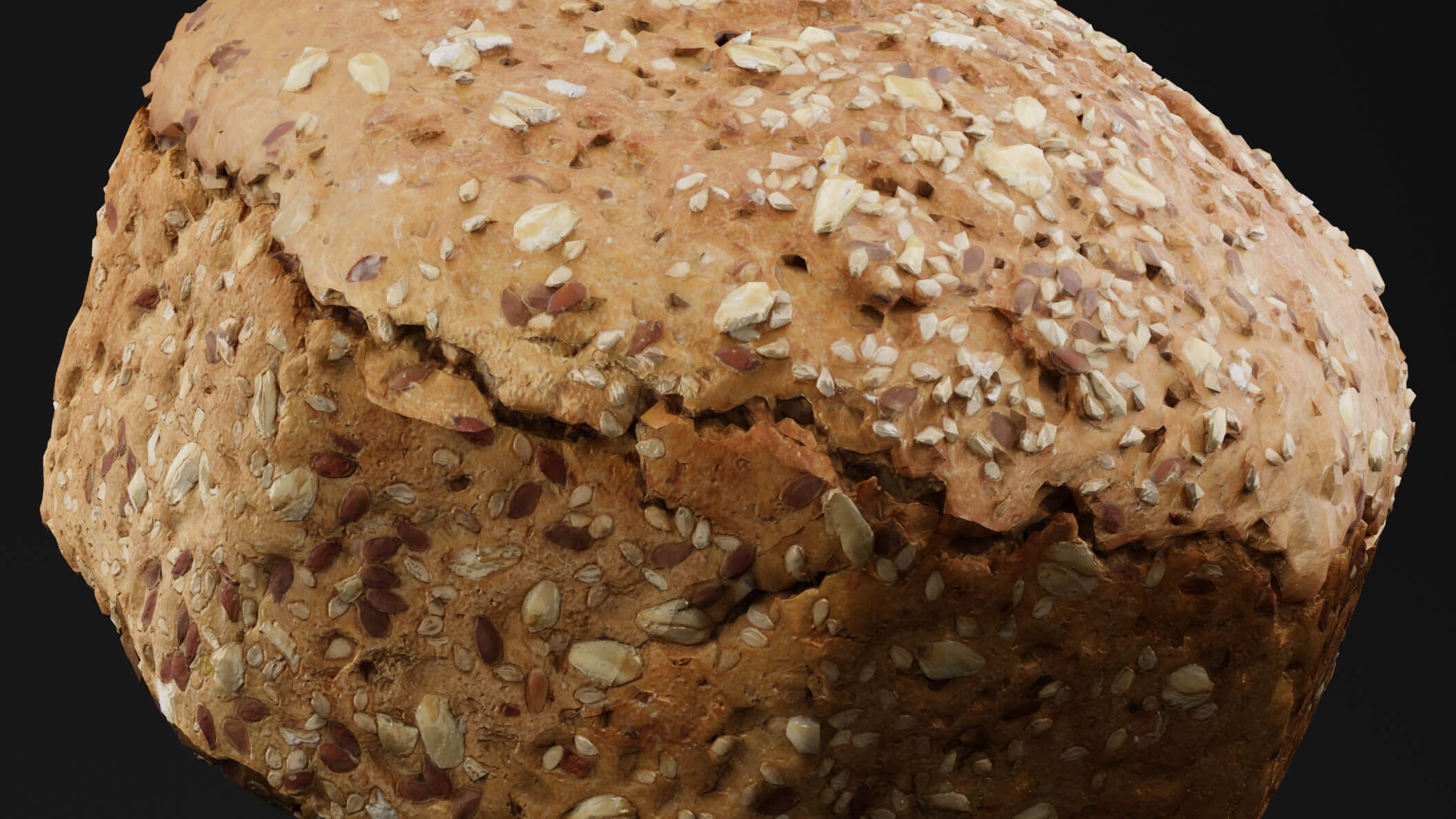 Realistic Bread - 3D Model by Green Lander
