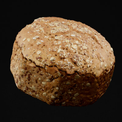Realistic Bread - 3D Model by Green Lander