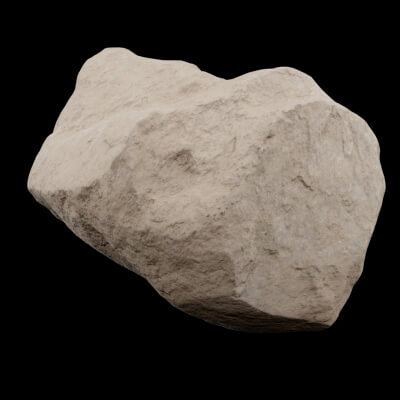 Realistic Rock - 3D Model by Green Lander