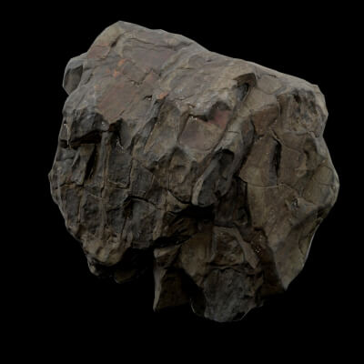 Realistic Rock - 3D Model by Green Lander