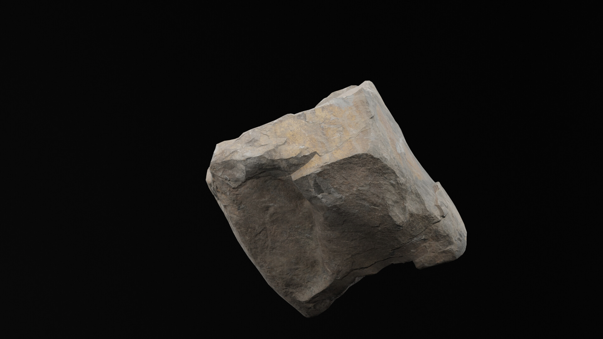 Realistic Rock - 3D Model by Green Lander