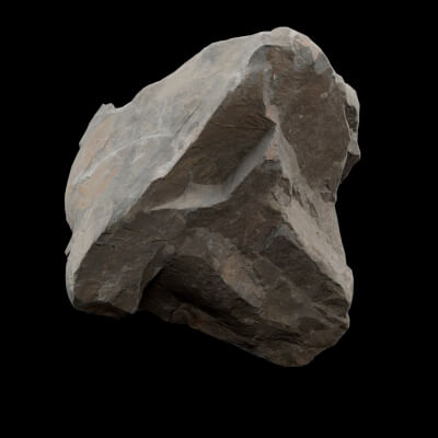 Realistic Rock - 3D Model by Green Lander