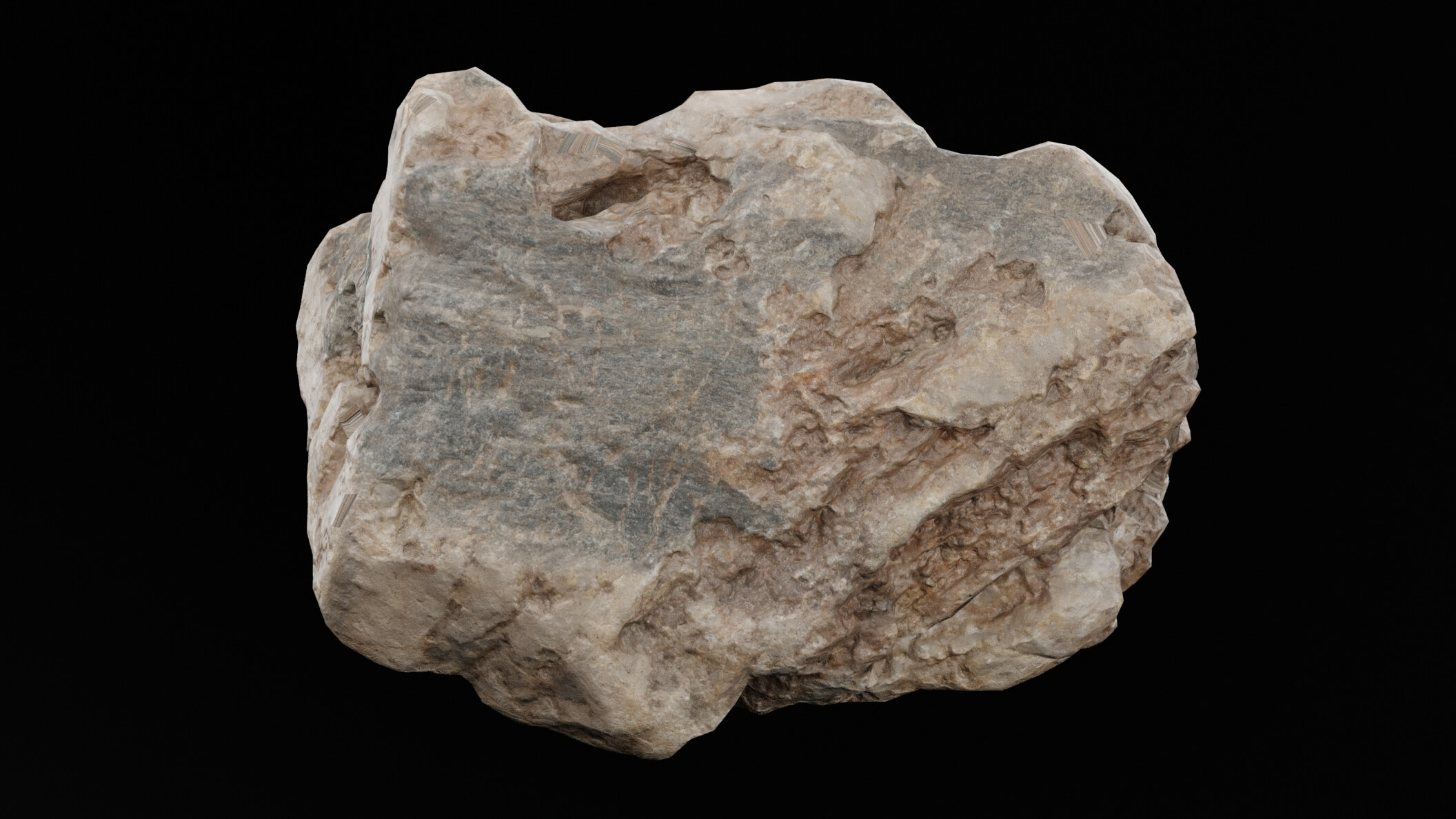 Realistic Rock - 3D Model by Green Lander