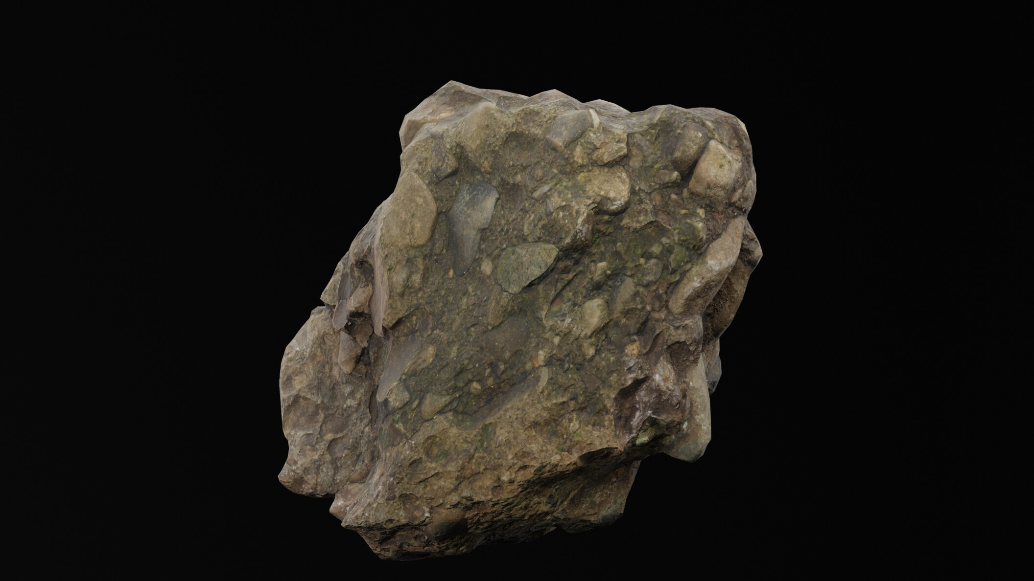 Realistic Rock - 3D Model by Green Lander