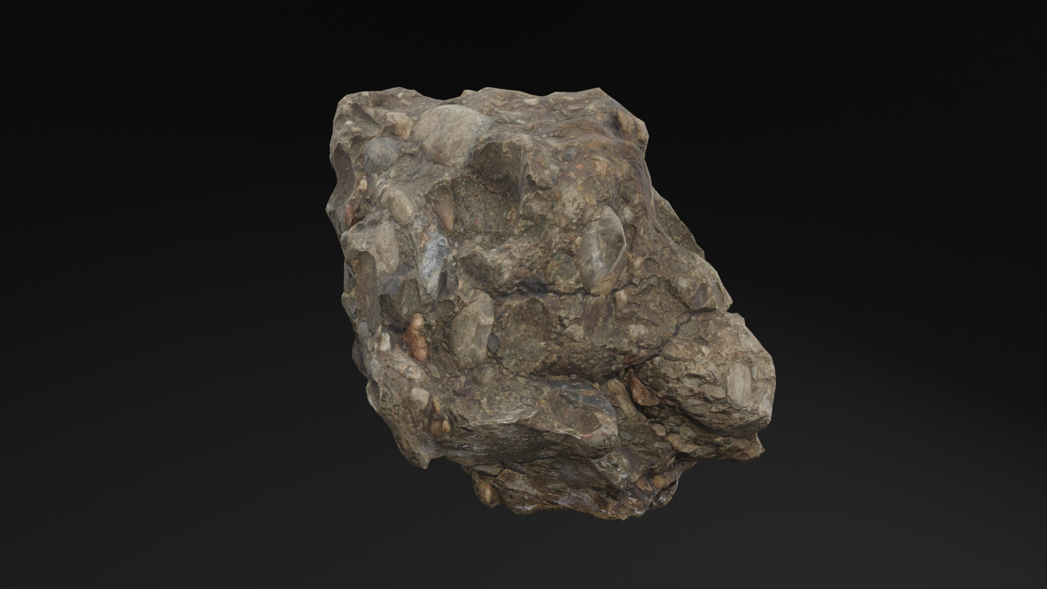 Realistic Rock - 3D Model by Green Lander