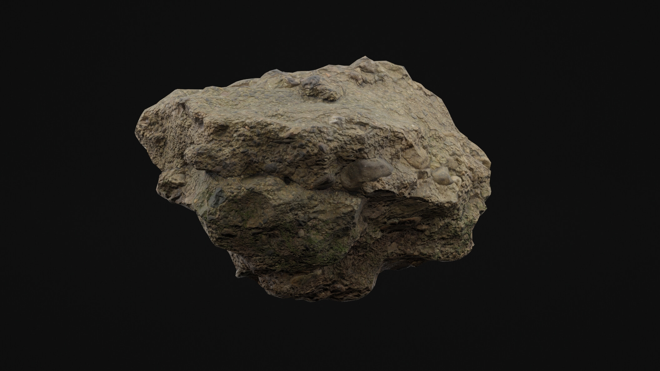 Realistic Rock - 3D Model by Green Lander