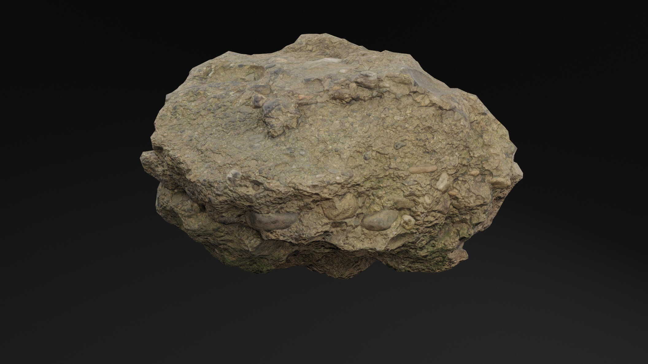 Realistic Rock - 3D Model by Green Lander