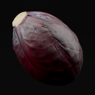 Red Koromb Vegetable - 3D Model by Green Lander