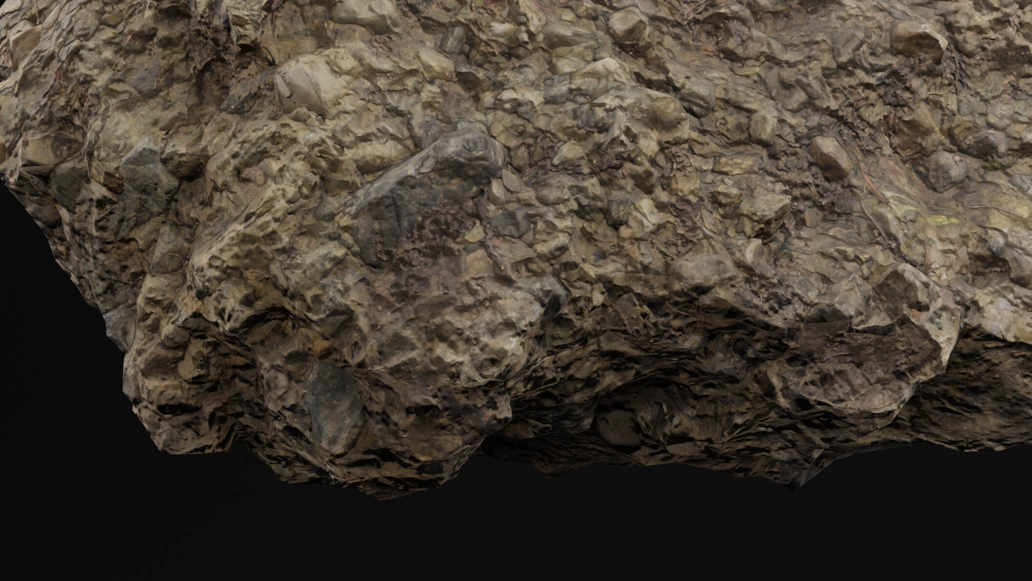 Realistic Rock - 3D Model by Green Lander