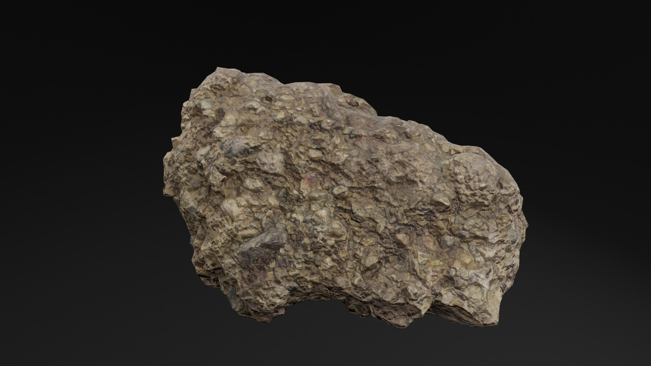 Realistic Rock - 3D Model by Green Lander