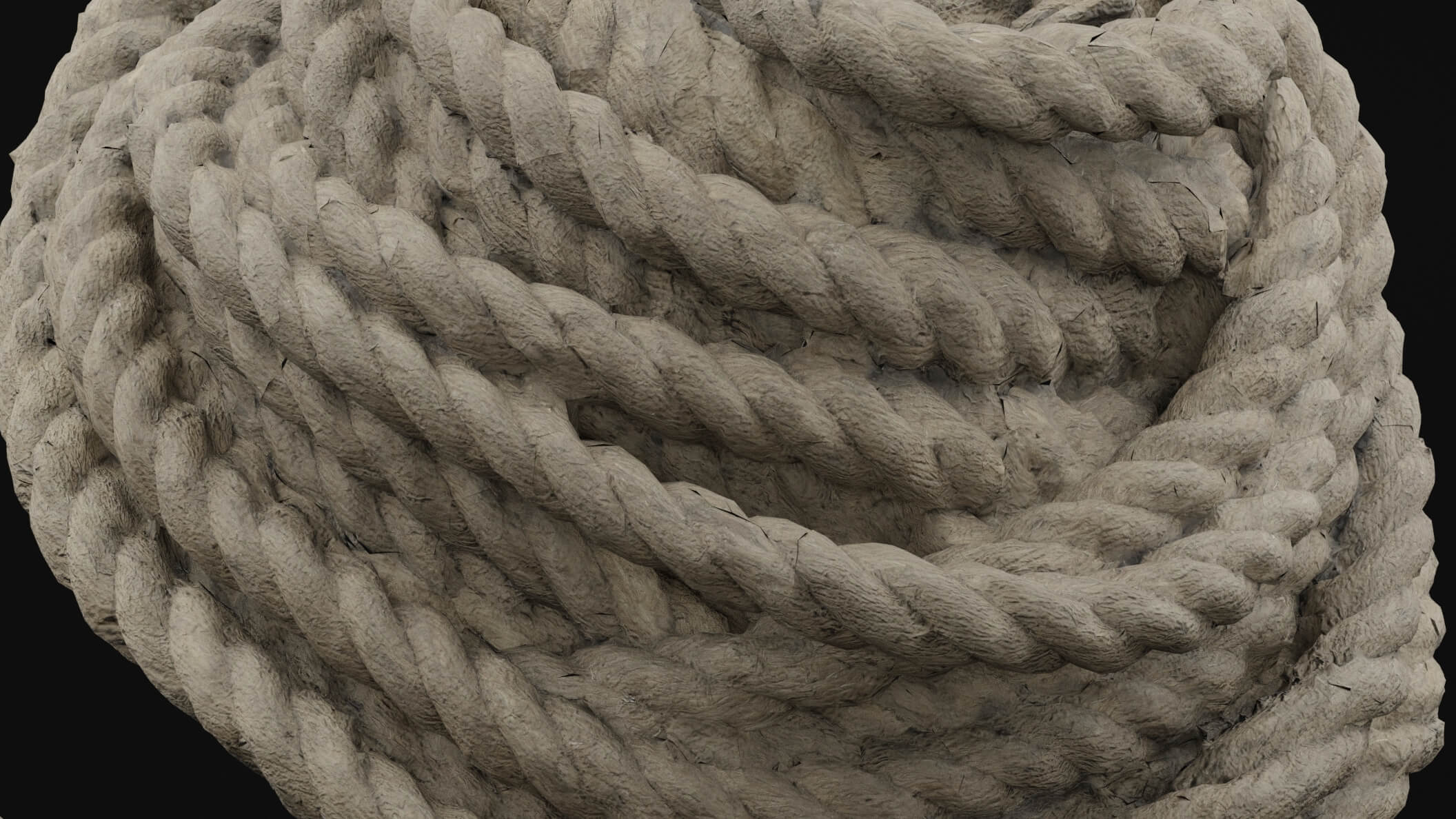 Rolled Rope Roll - 3D Model by Green Lander