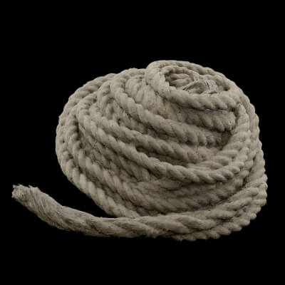 Rolled Rope Roll - 3D Model by Green Lander
