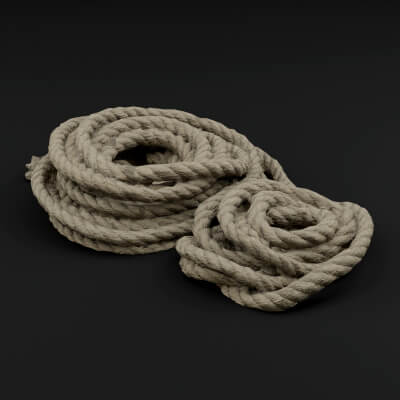 Ropes Coiled - 3D Model by Green Lander