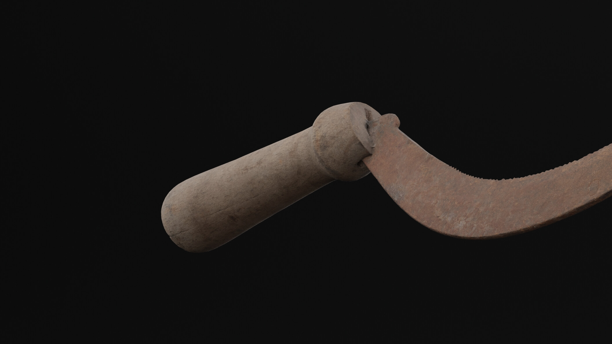 Rusty Sickle - 3D Model by Green Lander