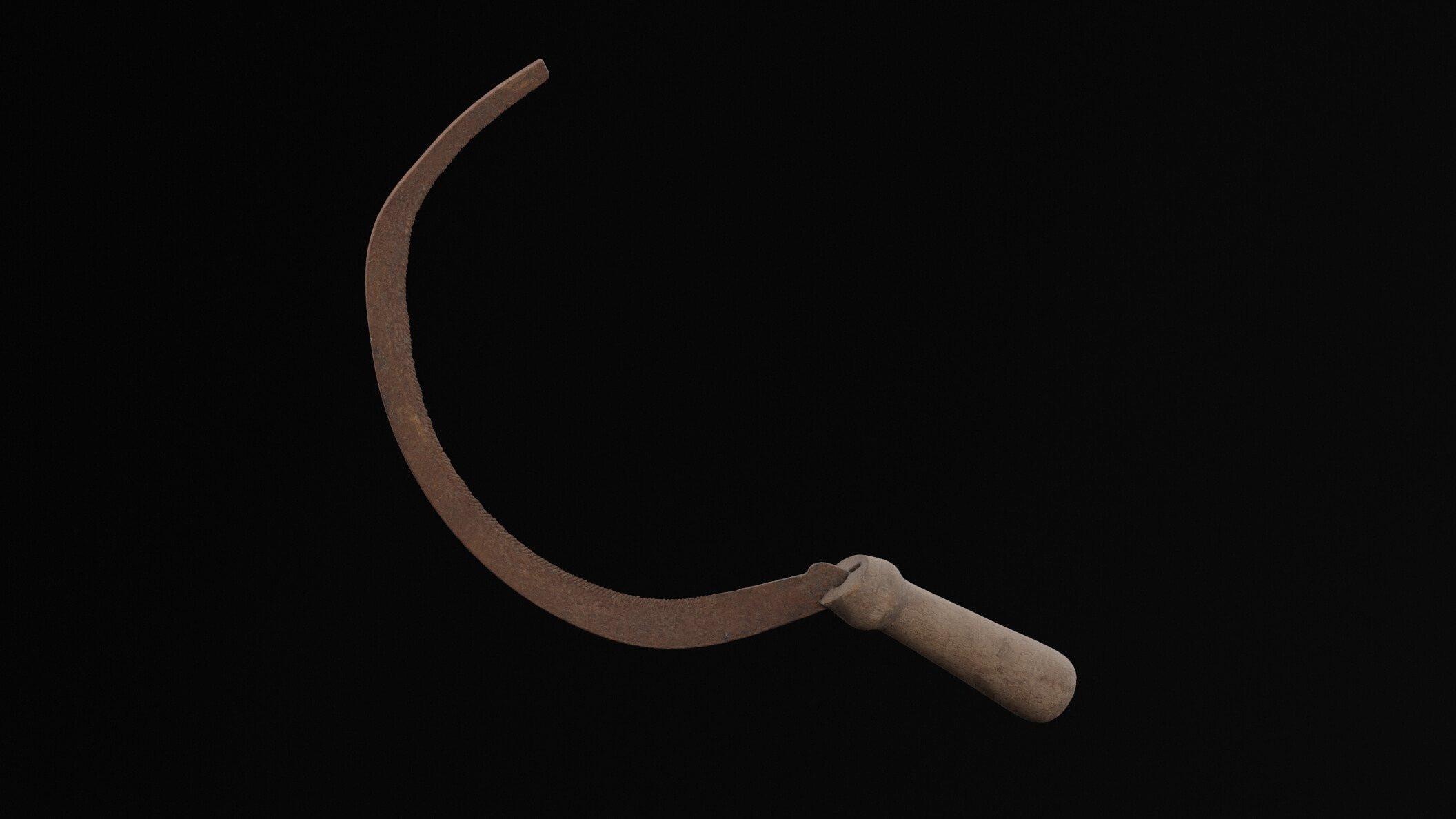 Rusty Sickle - 3D Model by Green Lander