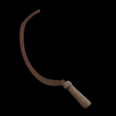 Rusty Sickle - 3D Model by Green Lander