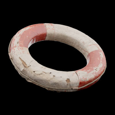 Safety Life Ring - 3D Model by Green Lander