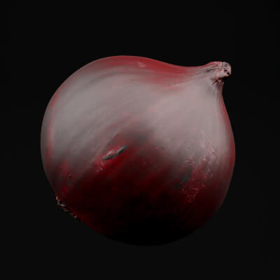 Onion Vegetable - 3D Model by Green Lander