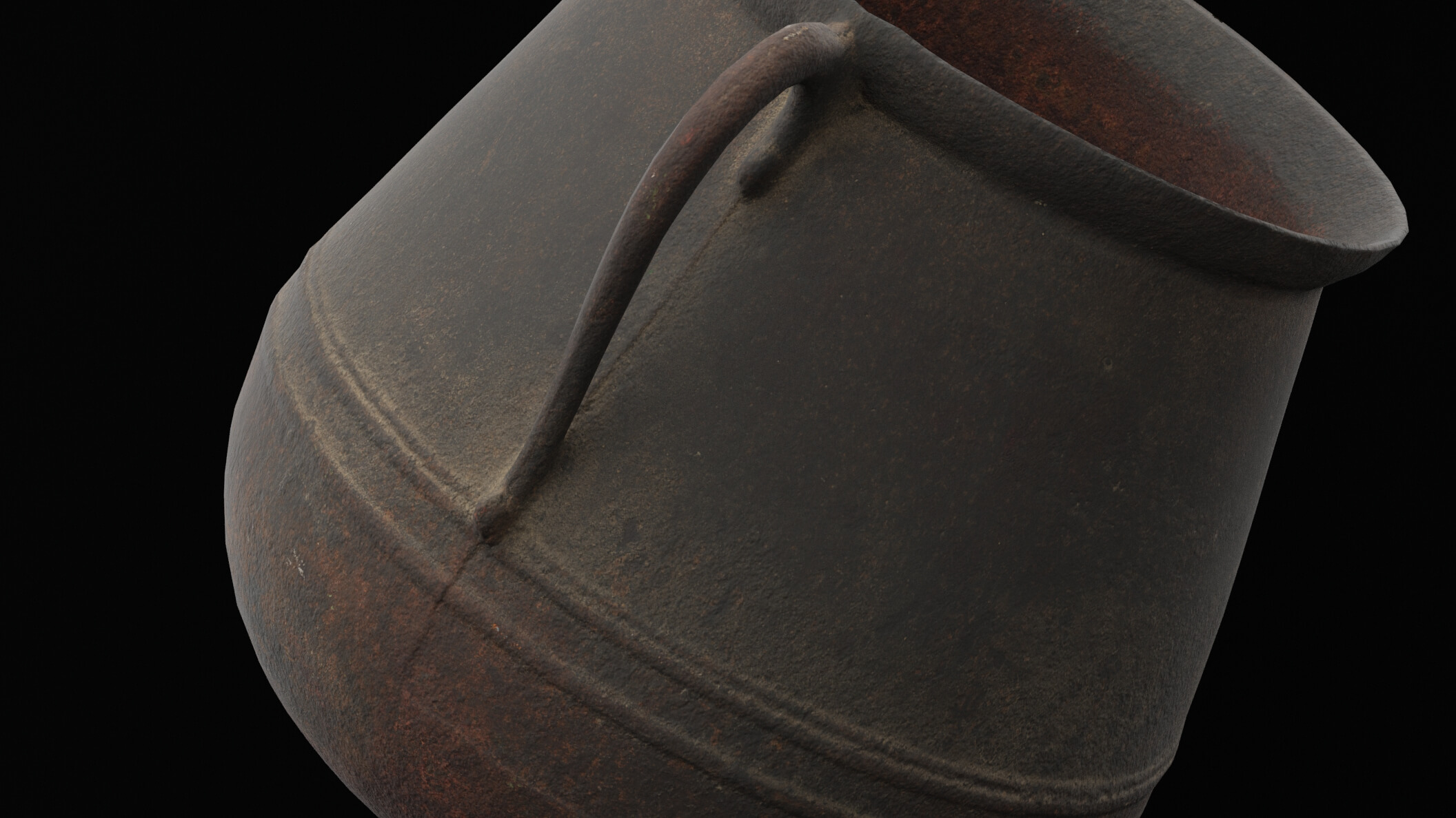 Vintage Metal Pot - 3D Model by Green Lander
