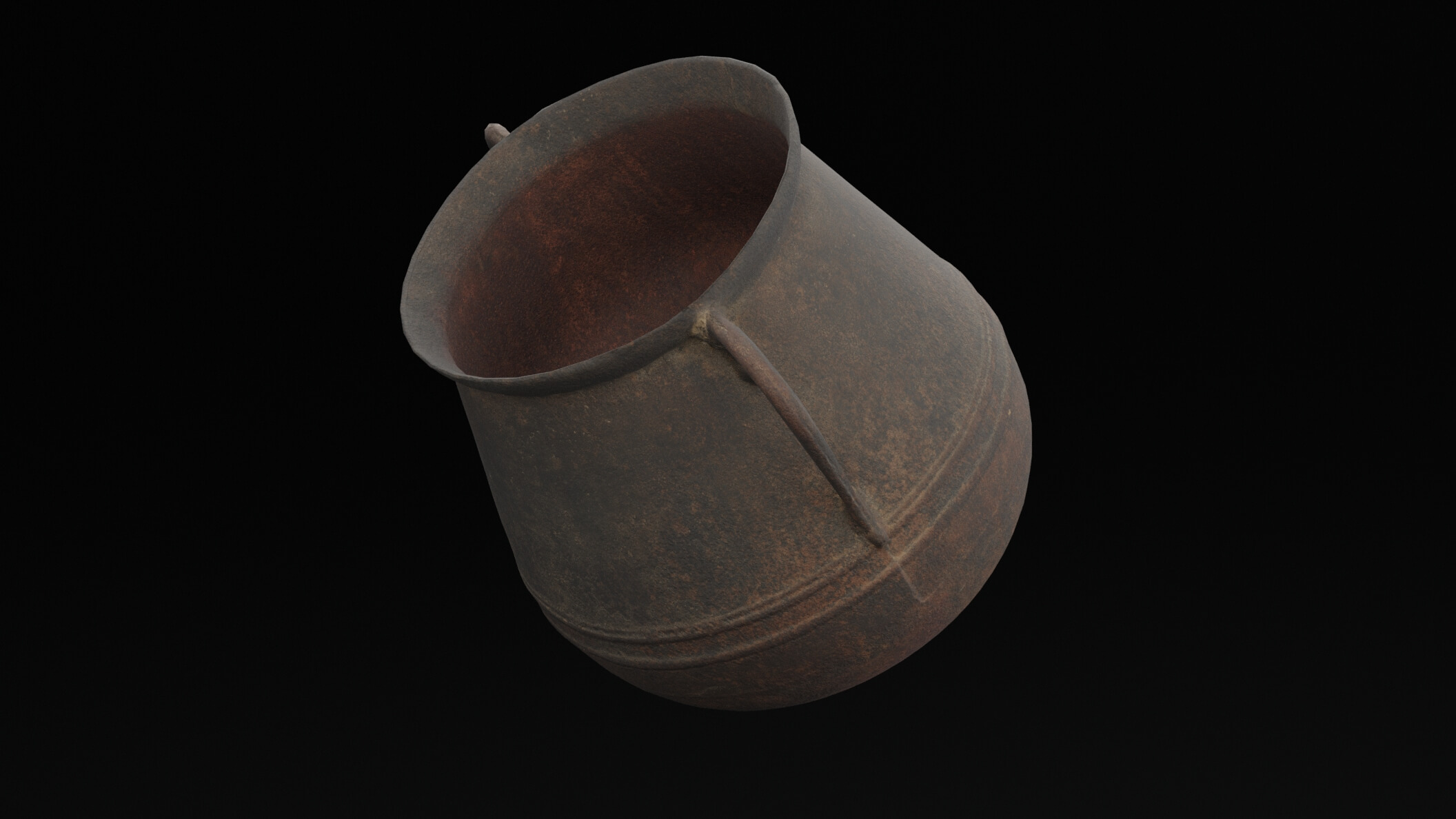 Vintage Metal Pot - 3D Model by Green Lander
