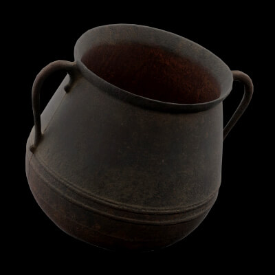 Vintage Metal Pot - 3D Model by Green Lander
