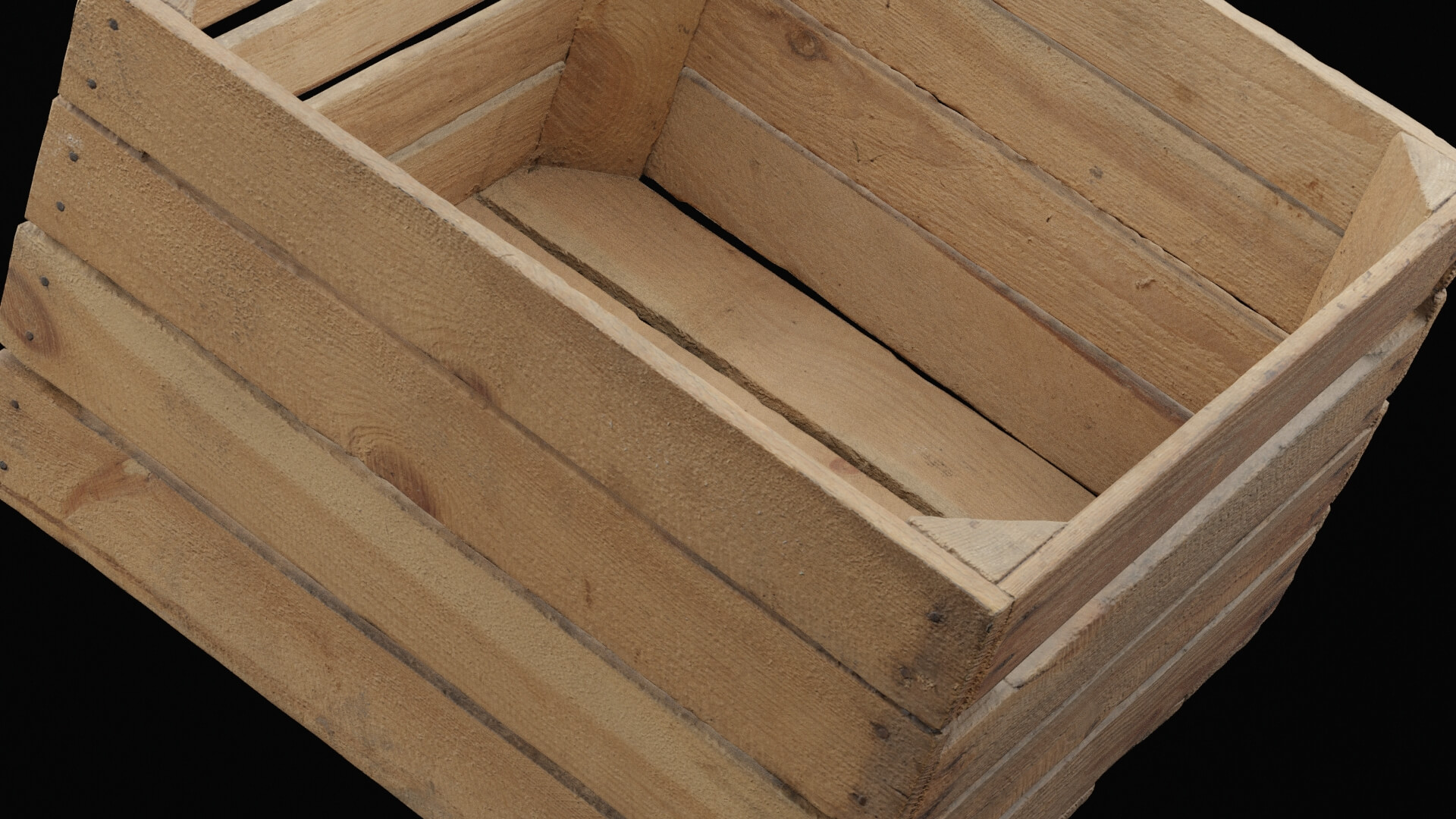 Wooden Crate - 3D Model by Green Lander