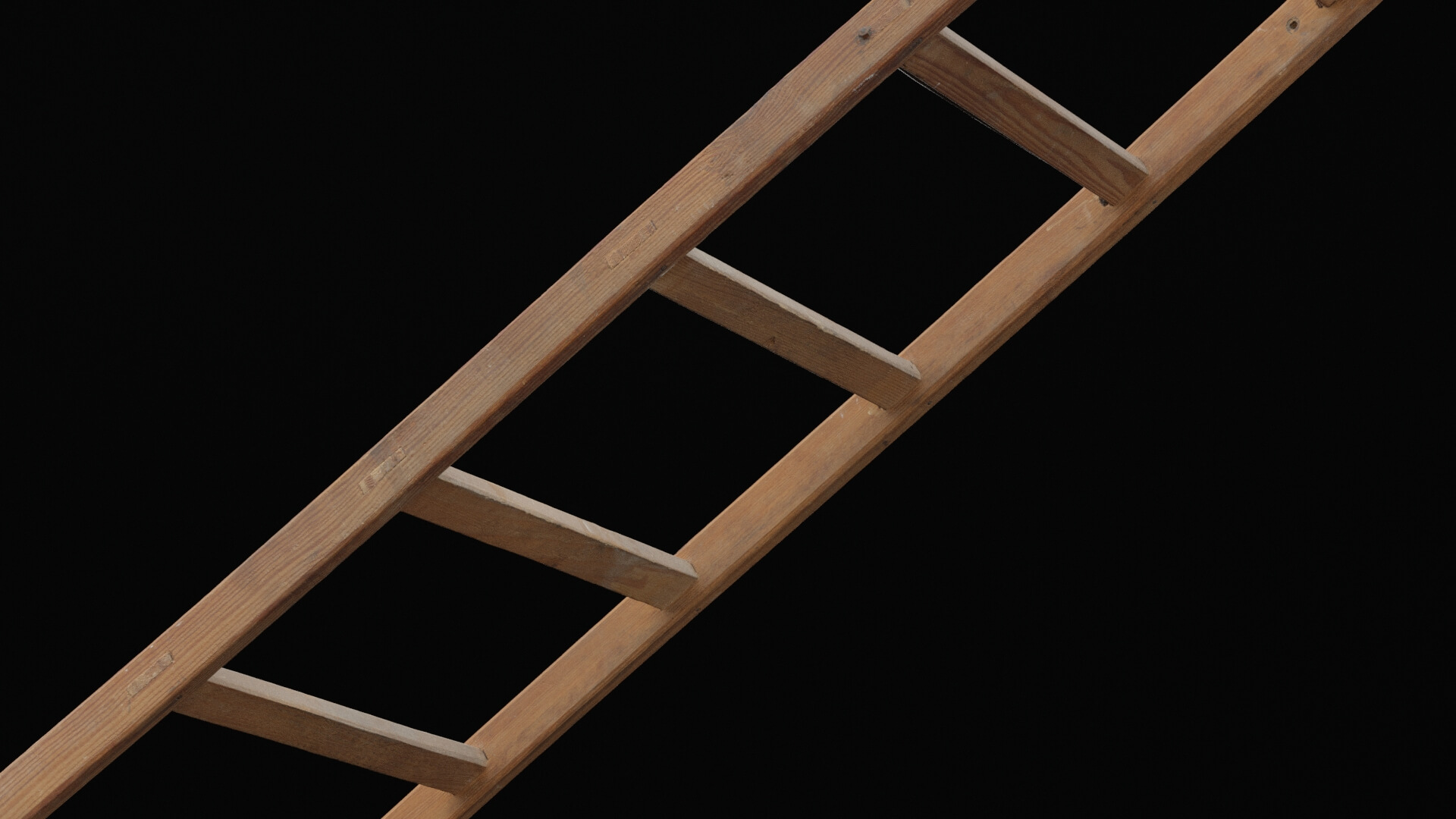 Wooden Ladder - 3D Model by Green Lander