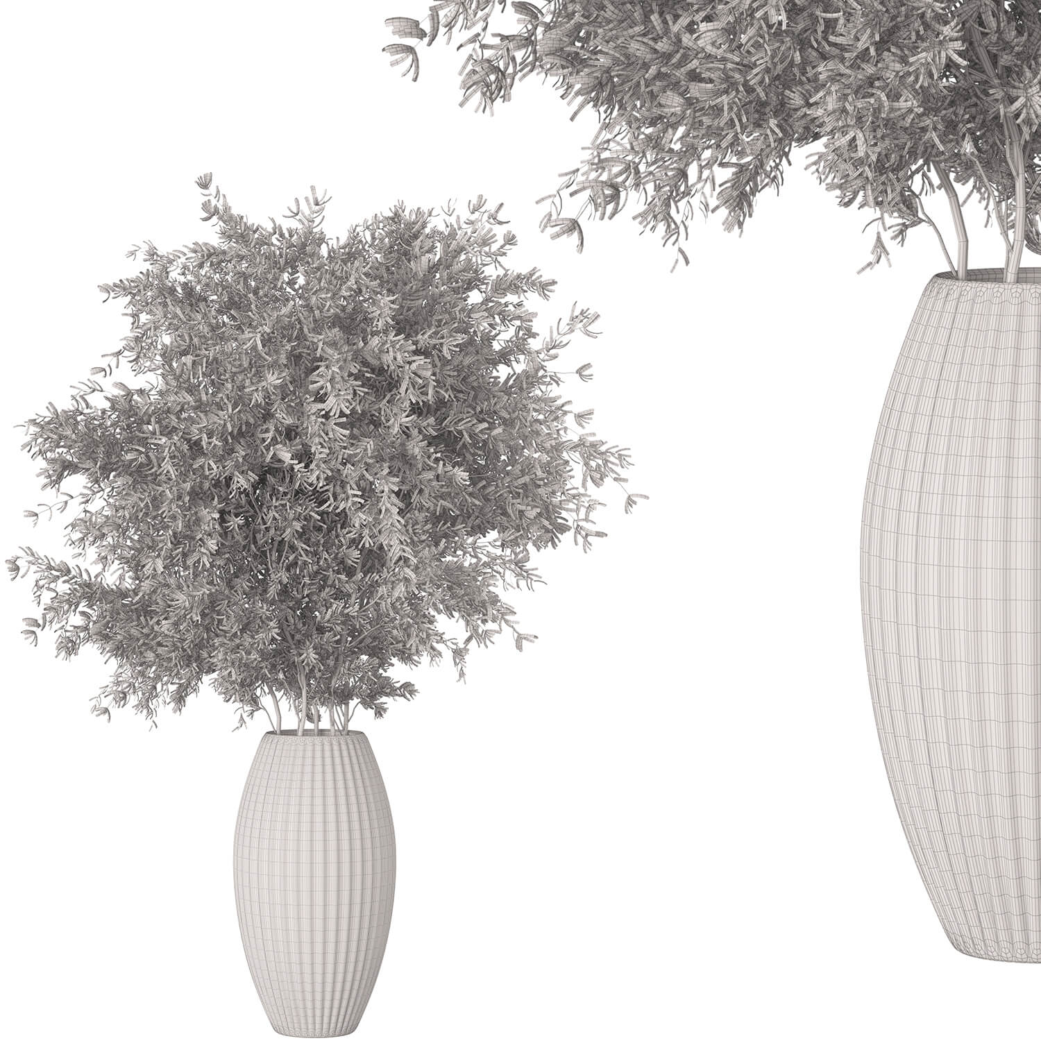 Bouquet - Green Plant 01 3D Model by GreenCG