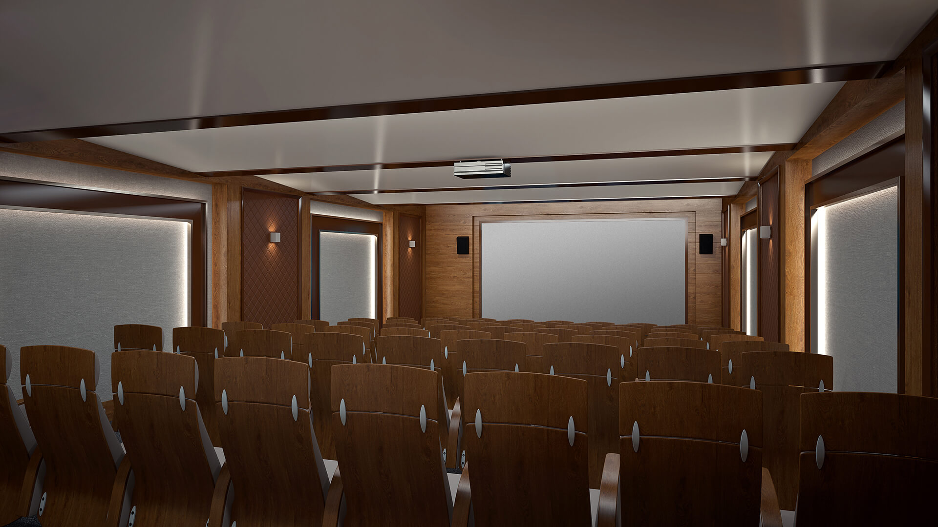 Cinema Hall 01 - 3D Model by GreenCG
