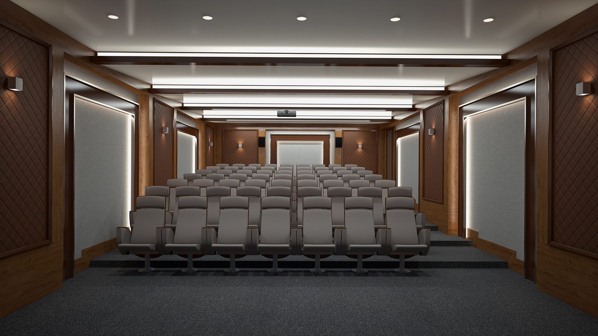 Cinema Hall 01 - 3D Model by GreenCG