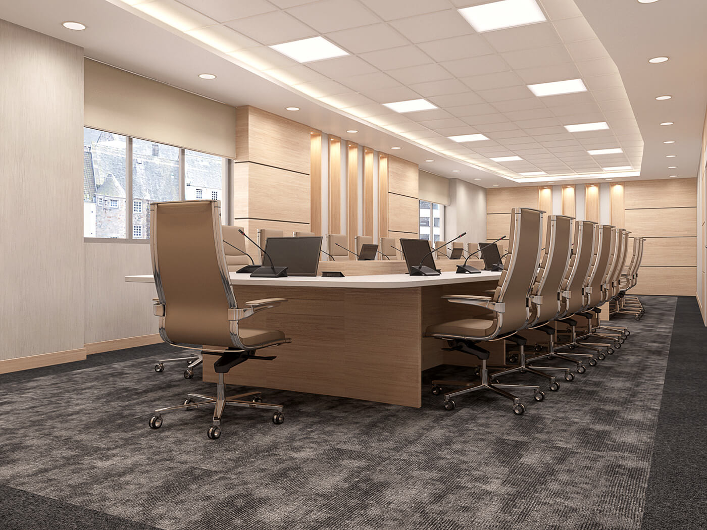 Conference Room 02 - 3D Model by GreenCG