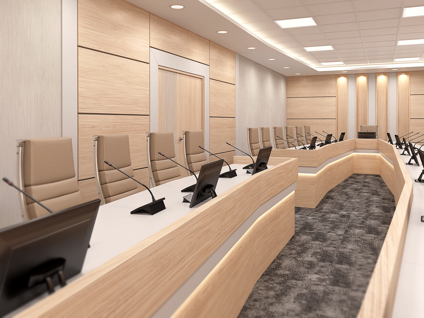 Conference Room 02 - 3D Model by GreenCG