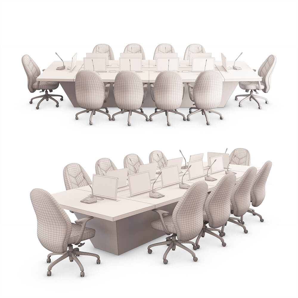 Collection of 4 Conference Spaces by GreenCG