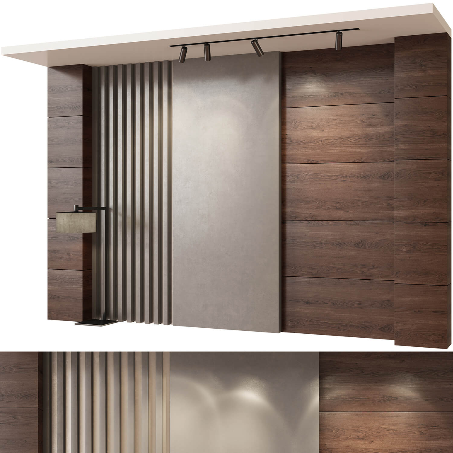 Decorative Wall Panel 02 - 3D Model by GreenCG