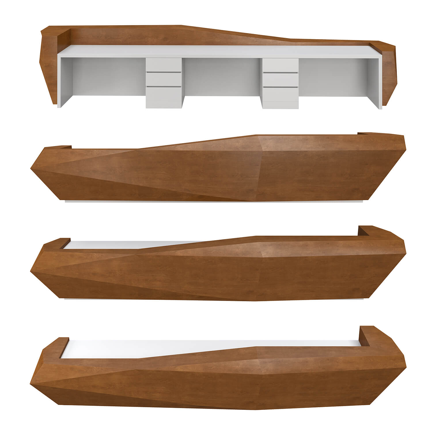 Designing Reception Desk 01 - 3D Model by GreenCG