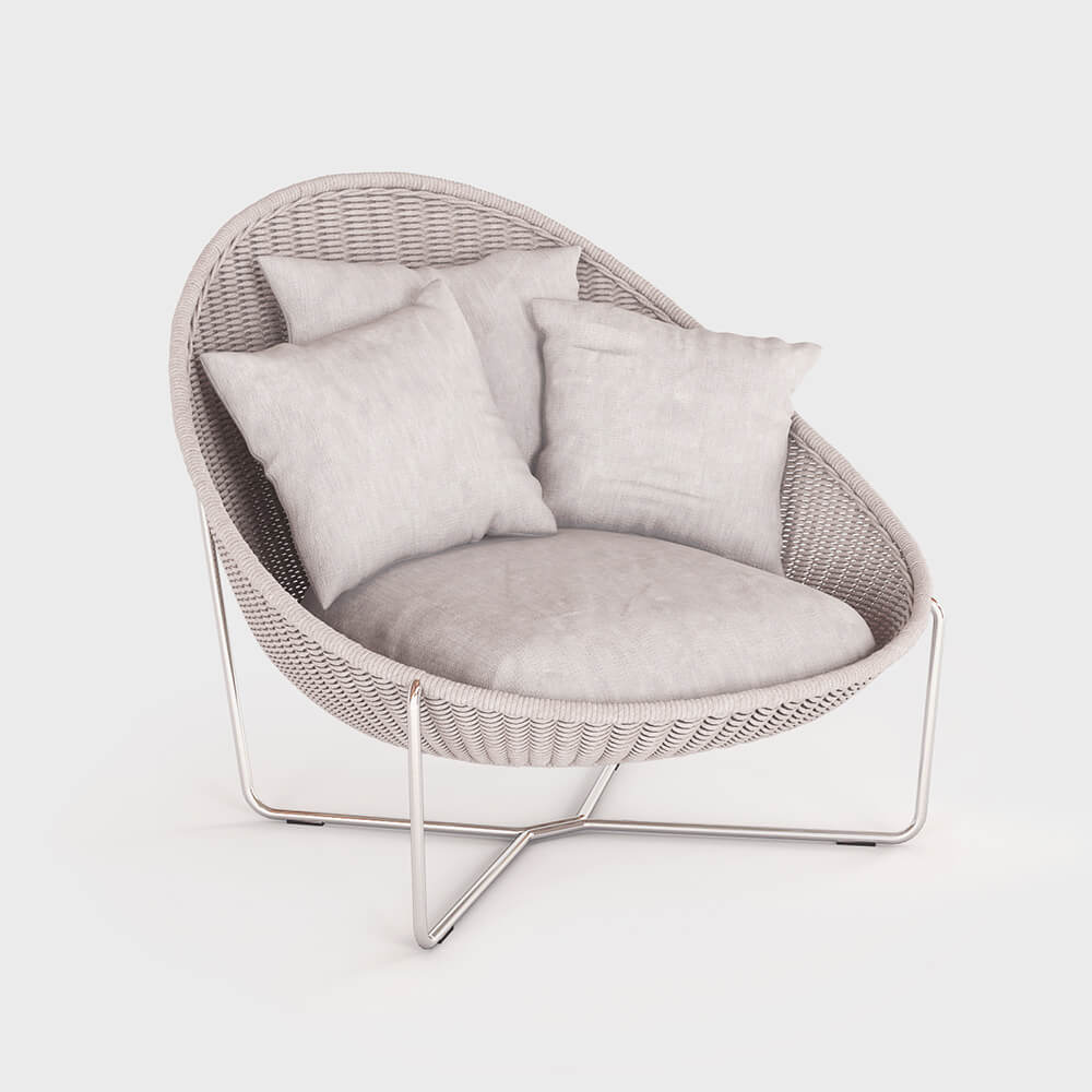 Nido B23A chair - 3D Model by GreenCG