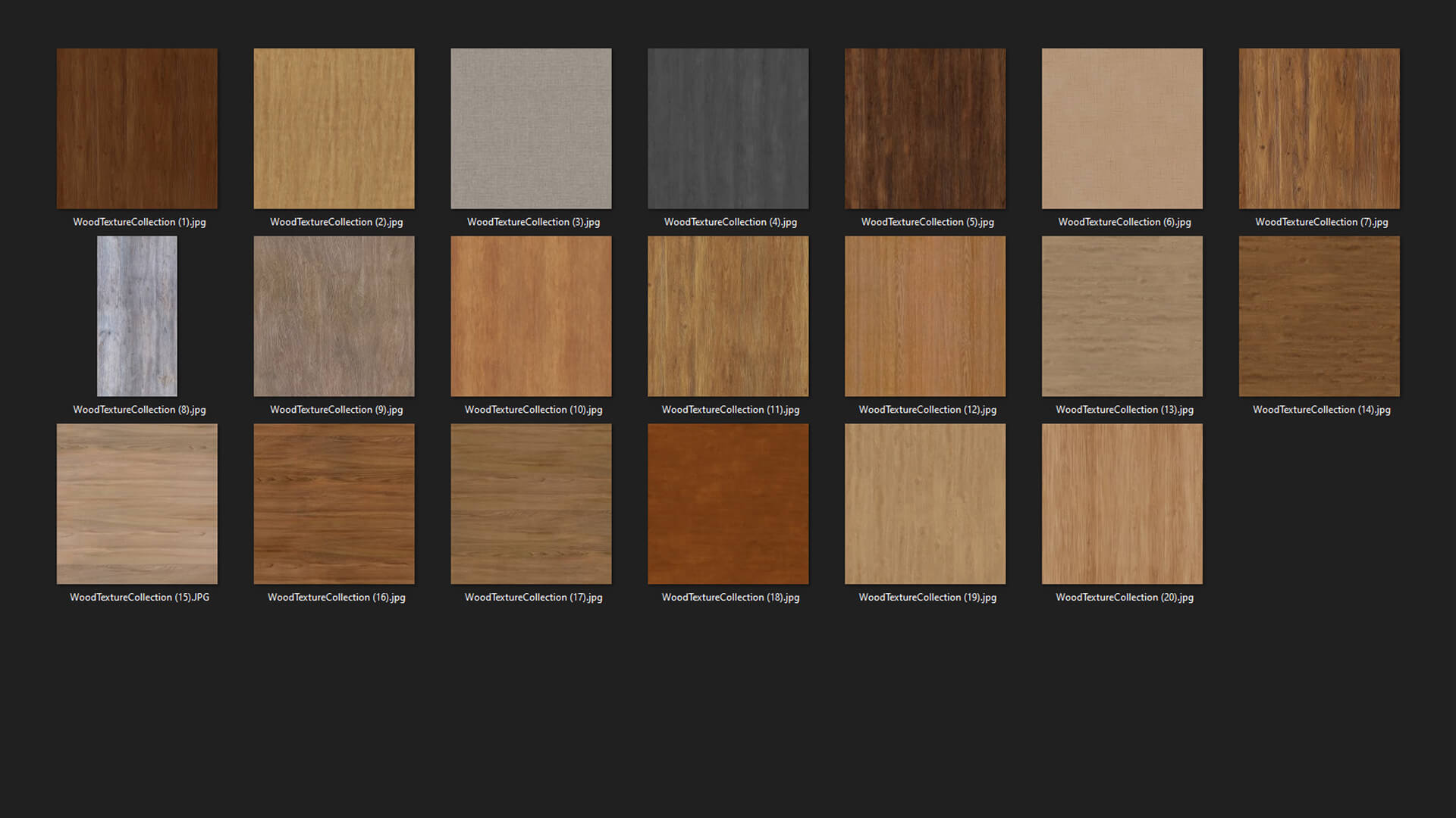 Wood Texture Collection by GreenCG