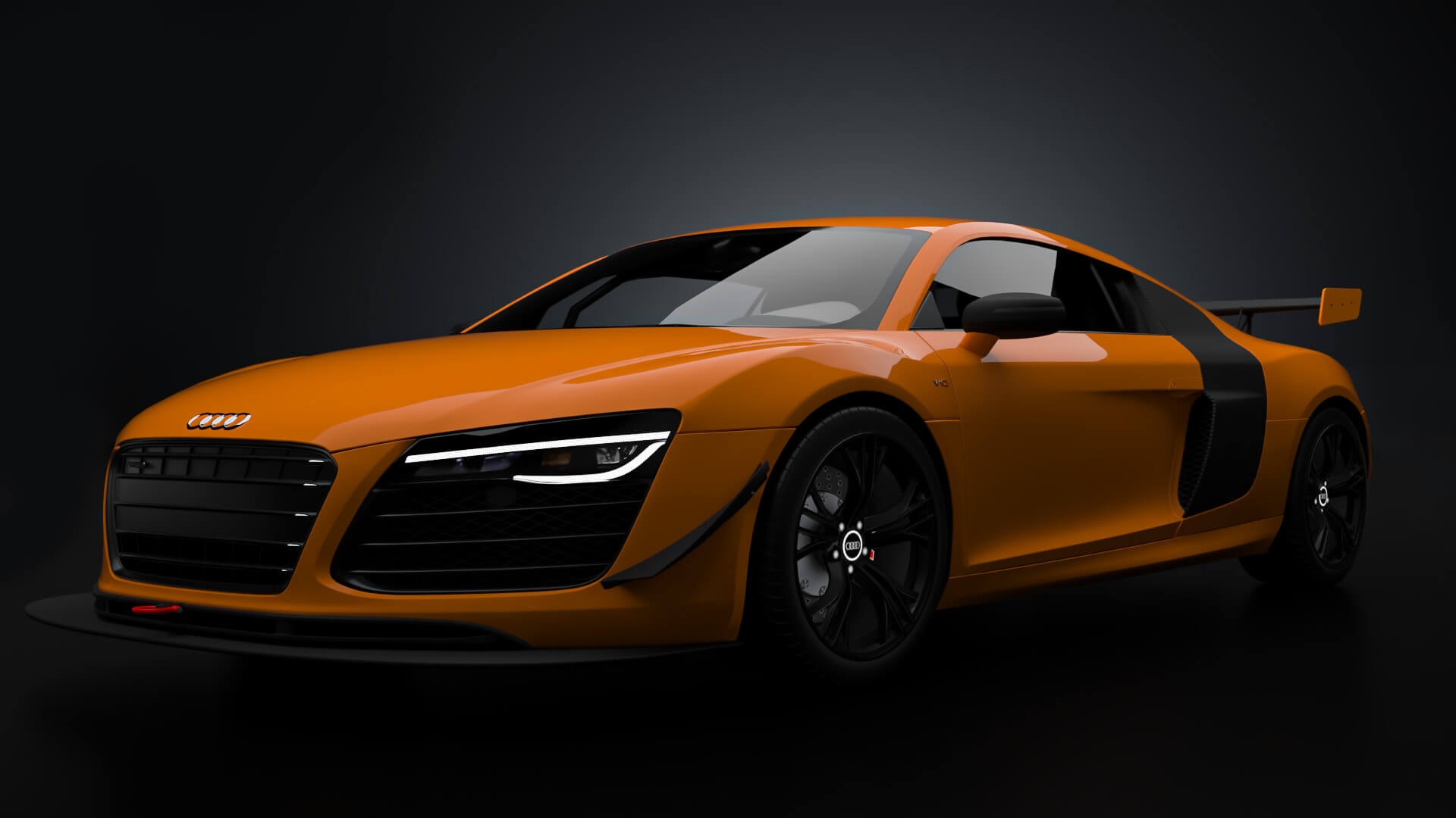 Audi R8 Fsi Quattro Plus Realistic 3D Model by gregory989