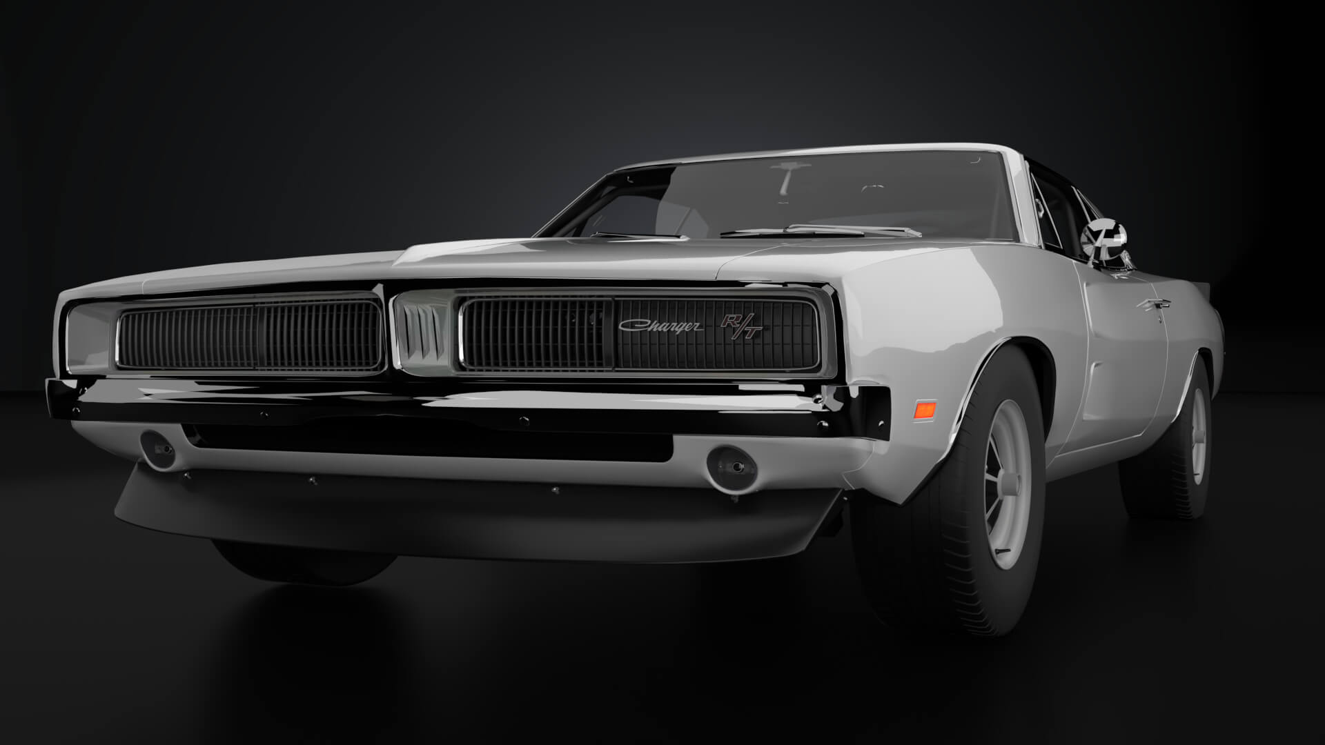 Dodge Charger RT 1969 Realistic 3D Model by gregory989