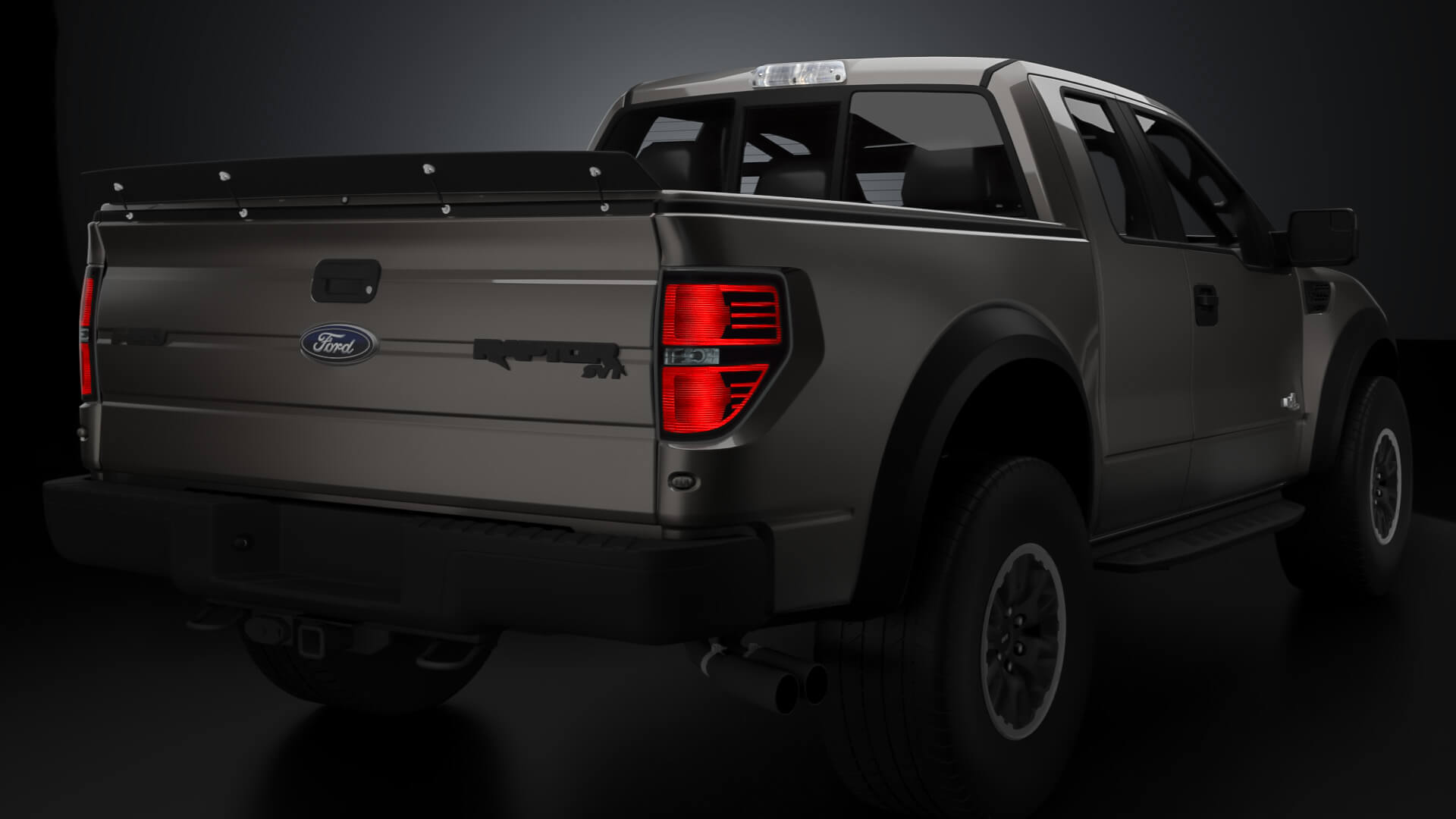Ford Raptor F150 Realistic 3D Model by gregory989