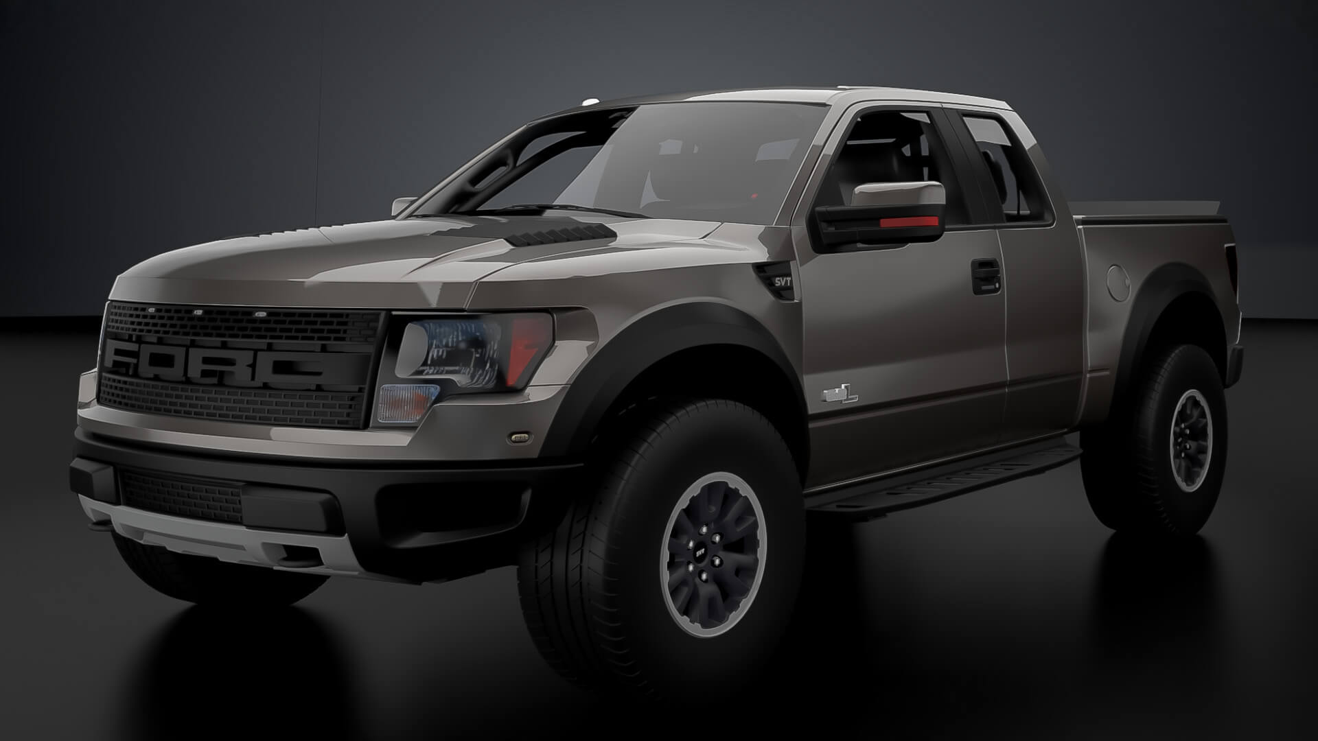 Ford Raptor F150 Realistic 3D Model by gregory989