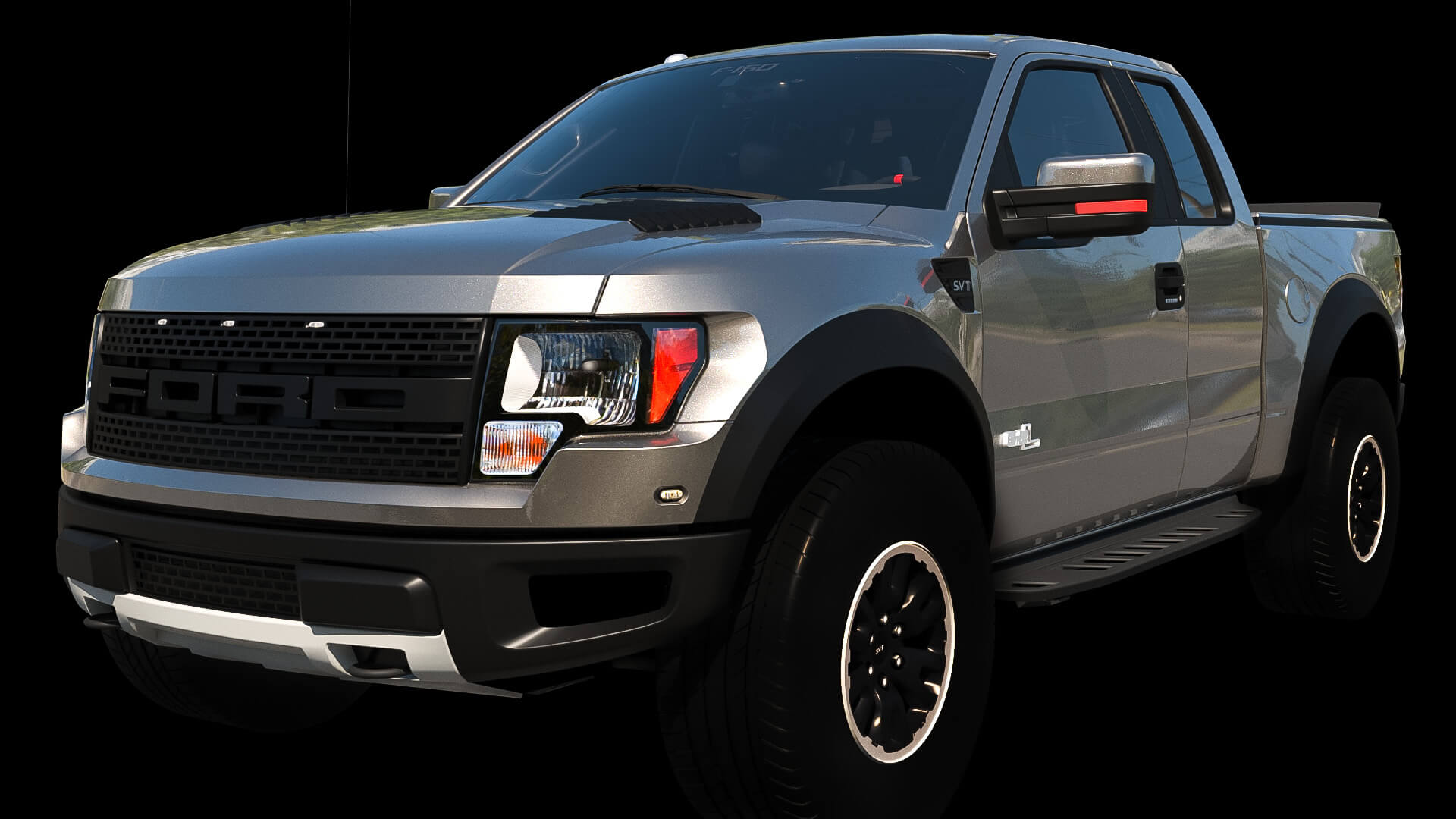 Ford Raptor F150 Realistic 3D Model by gregory989