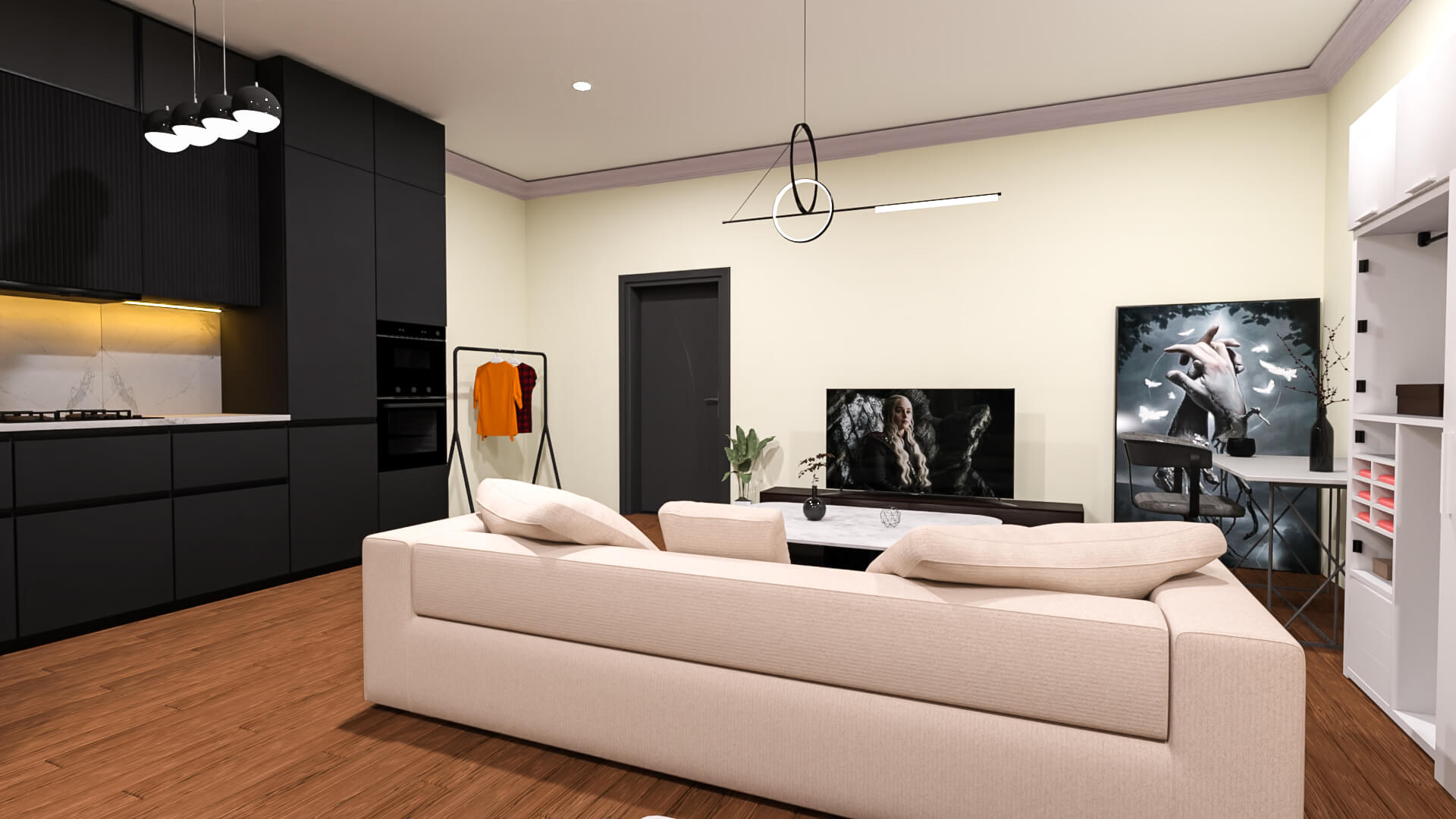 Luxury Studio Apartment - Daz Content by gregory989