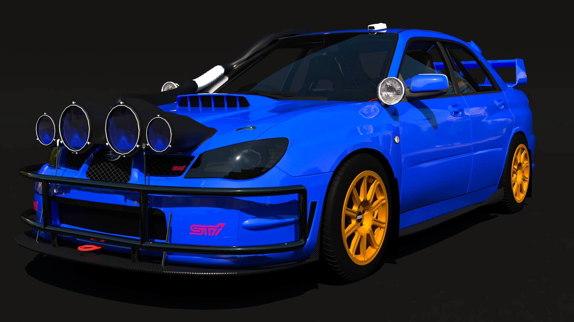 Subaru Impreza WRX STI - 3D Model by gregory989