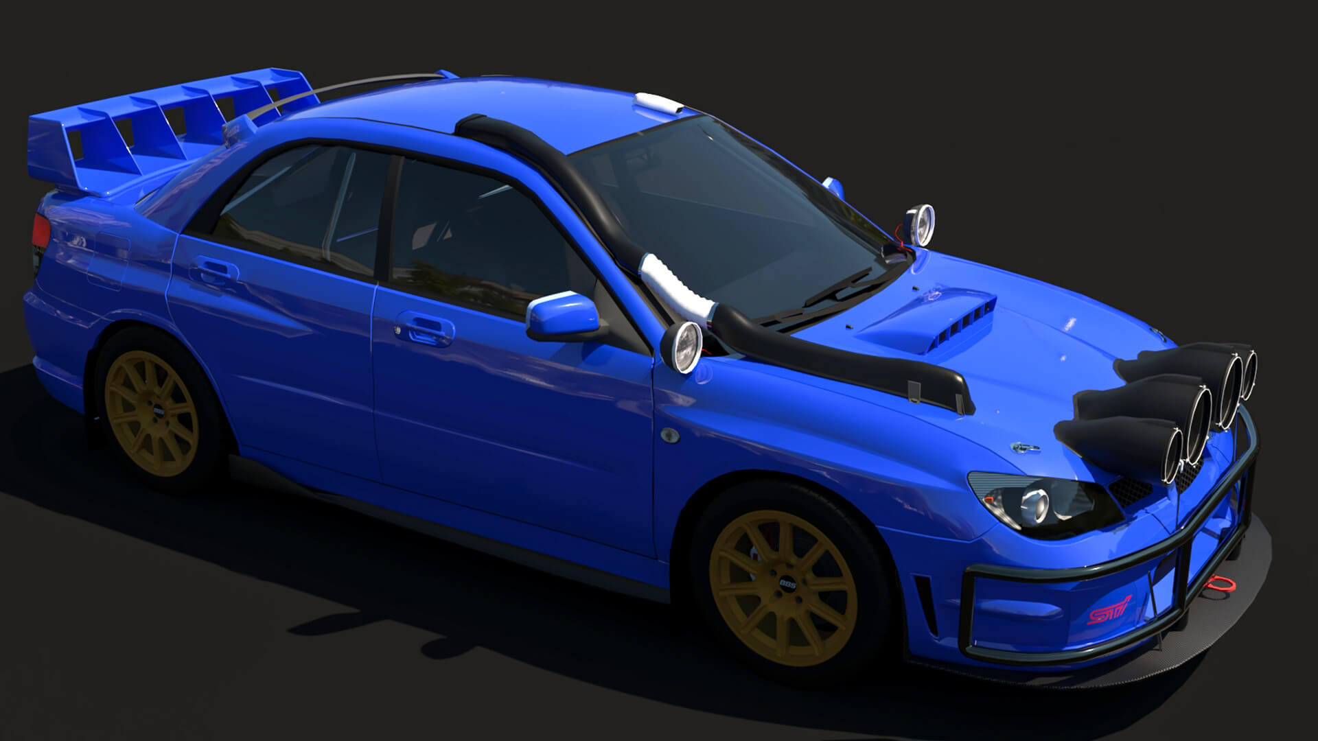 Subaru Impreza WRX STI - 3D Model by gregory989